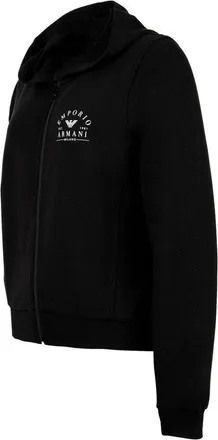 Emporio Armani Sweater Damen Sweatjacke 1er Pack Baumwolle ICONIC LIGHT TERRY (Packung, 1er Pack)
