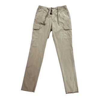 Marco Pescarolo Evo Slim-fit Hosen - - Trousers - Herren - Beige - W40