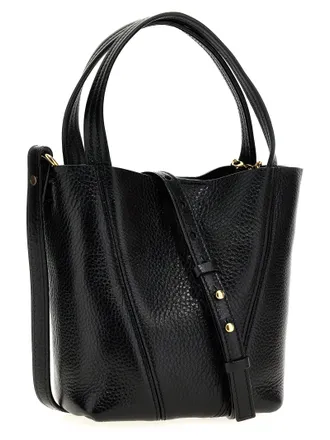Chlo&eacute; Spin Shoulder Bag - Black