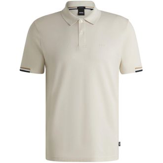 HUGO BOSS Parlay 147 Poloshirt f&uuml;r Herren (Cremefarbe)
