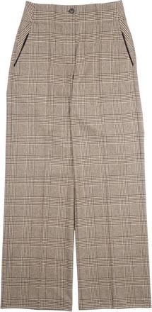 D.exterior Femme, Pantalons, Beige, Taille: 38 FR Wide Pantalons