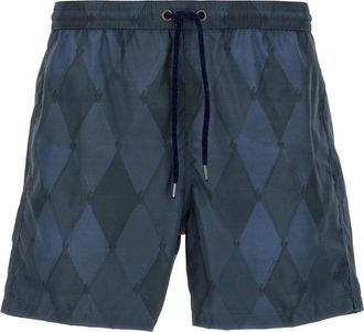 Ballantyne Homme, Maillots de bain, Bleu, Taille: 3XL Short de Bain &agrave; Cordon