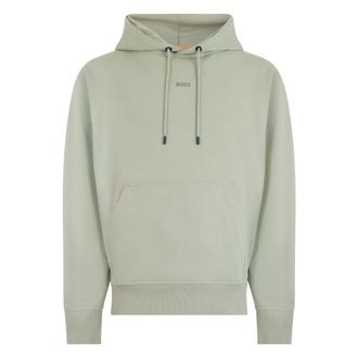 HUGO BOSS Homme, Sweatshirts et sweats &agrave; capuche, Vert, Taille: XL Sweat &agrave; capuche en coton