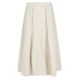 Woolrich Femme, Jupes, Beige, Taille: 36 FR Jupe en popeline de coton