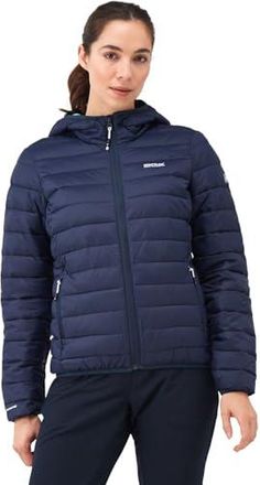 Regatta Hooded Padded Insulated Jacket Coat, Manteau rembourré Femme, Navy Sea