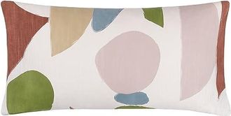 furn. Hoem Meta abstrakte Baumwoll -Rechteckkissenbedeckung