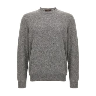 Zanone Graue Pullover f&uuml;r M&auml;nner - - Knitwear - Herren - Grau - M