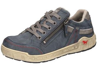 Mustang Jeans Chaussures à Lacets pour Femmes 1290-302, Pointure:39 EU, La Couleur:Bleu