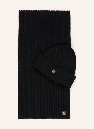 HUGO BOSS Hugo Set Zasgo: Schal Und M&uuml;tze schwarz