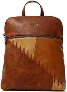 Desigual PU Backpack Medium, Femme, Marron, M