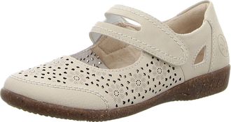 Rieker Damen 47675 Ballerina, beige 60, 38 EU