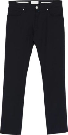 Jacob Cohen Homme, Pantalons, Bleu, Taille: W34 Pantalon &agrave; patch logo