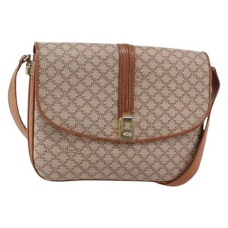 Celine Sac bandouli&egrave;re en toile Pre-owned - Femme - Pre-owned - Beige - Taille: ONE Size