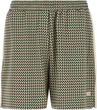 Wales Bonner Wales Bonner, Homme, Shorts, Vert, Taille: XL Shorts en jacquard multicolore à taille élastique