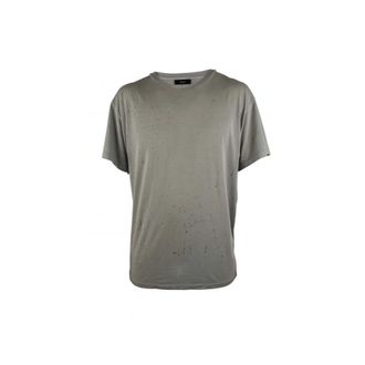 Amiri T-Shirt mit Aged-Effekt - - Tops - Herren - Grau - 2XL