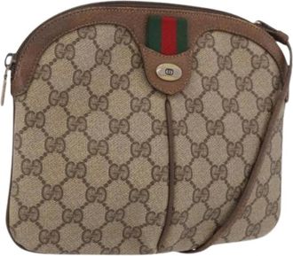 Gucci Sac bandouli&egrave;re vintage doccasion - Femme - Pre-owned - Beige - Taille: ONE Size