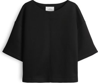 OPUS Damen Sweatshirt | GINAMA Wide Sweatshirt im Viskosemix Black, 40