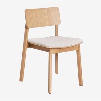 Sklum Sklum - Gilda Esszimmerstuhl aus Holz Braun Natur