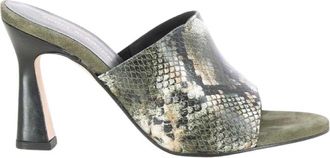 &Aacute;ngel Alarc&oacute;n Angel Alarcon, Femme, Chaussures, Vert, Taille: 40 EU 26044 Mule &agrave; Talon