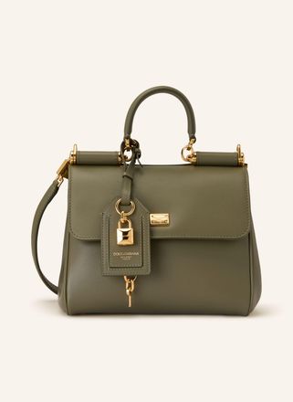 Dolce & Gabbana Handtasche My Sicily Plong&eacute; gruen