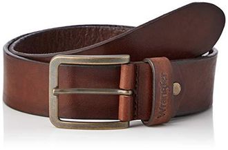 Wrangler Homme Structured Belt Ceinture, Marron, 105 cm EU