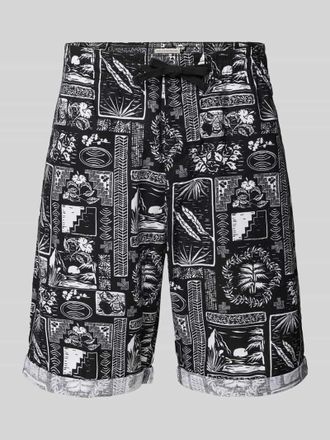 Tom Tailor Denim Relaxed Fit Bermudas aus Leinen-Baumwoll-Mix