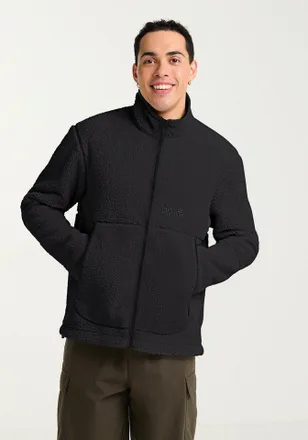 Jack Wolfskin Fleecejacke STONE LITE JKT M Sherpa-Fleecejacke, weich, w&auml;rmend