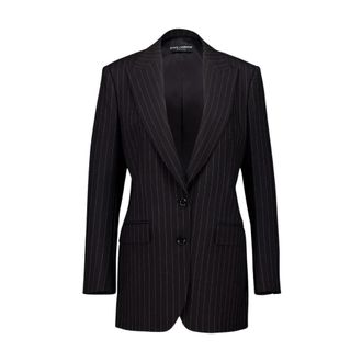 Dolce & Gabbana Sicilia-Fit Jacke - - Jackets - Damen - Schwarzk - M