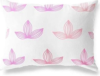 Bonamaison Le Jardin du Lin Kissen Zierkissenbezug Zufälliges Muster Kissenbezug, Weich Bequem, Für Zuhause Autos Büro Sofa Wohnzimmer Couch Schlafzimmer Dekor, 