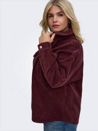 Only Carmakoma Langarmbluse CARTIGGY L/S CORD SHACKET PNT NOOS Baumwolle, Cord
