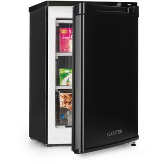 Klarstein Klarstein - Mini Gefrierschrank, Klein & Leise, Freistehender Gefrierschrank, 80L Kleiner Gefrierschrank, Tiefk&uuml;hlschrank mit Eisw&uuml;rfelform &