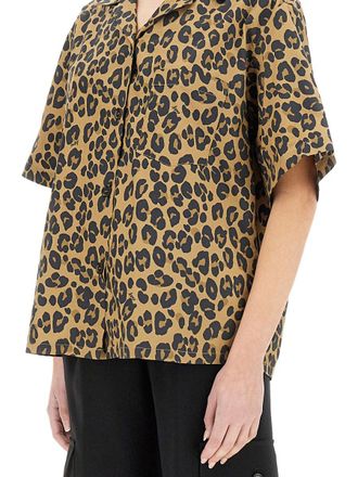 Aspesi Animal Print Cotton Shirt - Multicolor