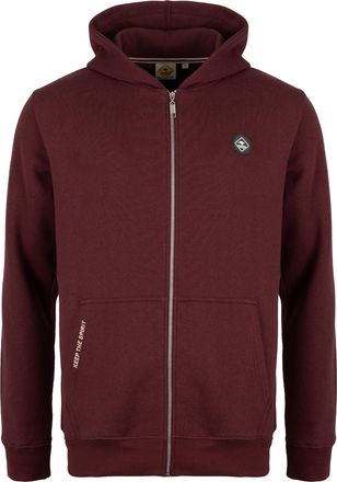 Roadsign Herren Sweatjacke Kapuzenjacke mit markantem Print f&uuml;r Urbane Herbst-Outfits rot, 3XL