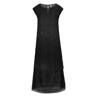 Lorena Antoniazzi Elegantes Spitzenkleid mit Transparenz - - Dresses - Damen - Schwarzk - S