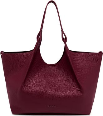 Gianni Chiarini gathered top handle tote bag - Rot
