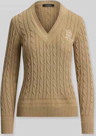 Lauren Ralph Lauren Regular Fit Pullover aus Baumwoll-Mix mit Logo-Stitching