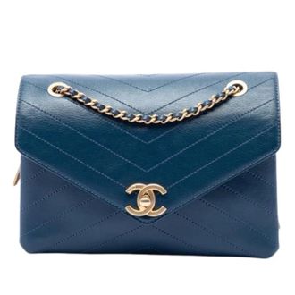 Chanel Pre-owned Classic Flap Shoulder Bag - - Pre-owned - Damen - Blau - ONE SIZE