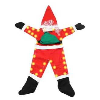 Generic Weihnachtsmann, Kletterdekoration, Weihnachtsmann-Kleidung f&uuml;r Au&szlig;enwand - f&uuml;r den Innen- und Au&szlig;enbereich, Versammlungen, Klassenzimmer, T&uuml;r, Fenster