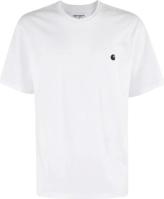 Carhartt Work in Progress Homme, Tops, Blanc, Taille: L Madison T-Shirt