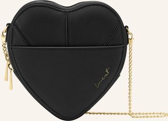 WEAT Weat Handtasche Big Heart schwarz