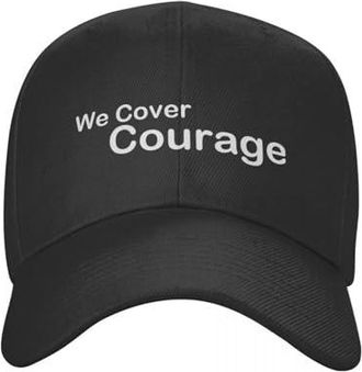 Generic Casquette de baseball punk We Cover Courage Casquette de baseball pour homme et femme Chapeau de camionneur respirant Cadeau de sport