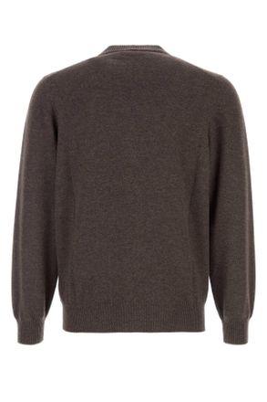 Brunello Cucinelli Wool Button-Front Cardigan - Gray