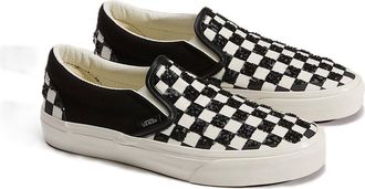 Vans Classic Slip-On Canvas Schwarze Turnschuhe