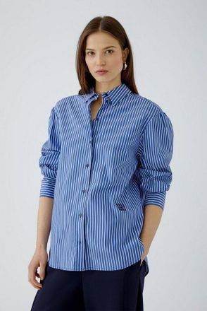 Oui Langarmbluse Oversized geschnitten