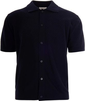Paolo Pecora Homme, Chemises, Bleu, Taille: L Camicia in maglia