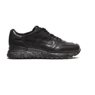 Premiata Schwarzer Leder Mick Sneaker - - Shoes - Herren - Schwarzk - 45 EU
