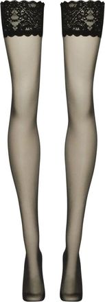 Wolford Satin Touch 20 Stay-Up - - Underwear - Damen - Schwarzk - S