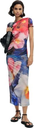 Desigual Robe imprim&eacute;e sans manches multicolore