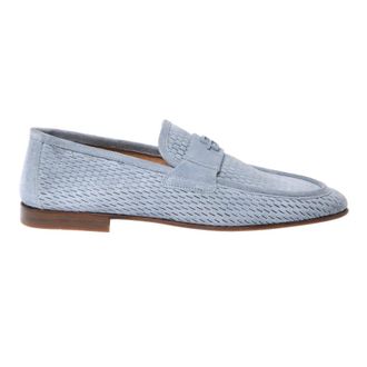 Baldinini Azure Perforated Suede Loafer - - Shoes - Herren - Blau - 43 EU