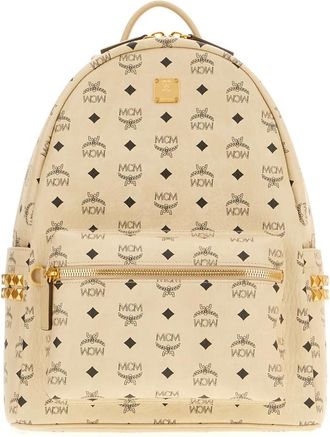 MCM Mcm, Femme, Sacs, Beige, Taille: ONE Size Backpack